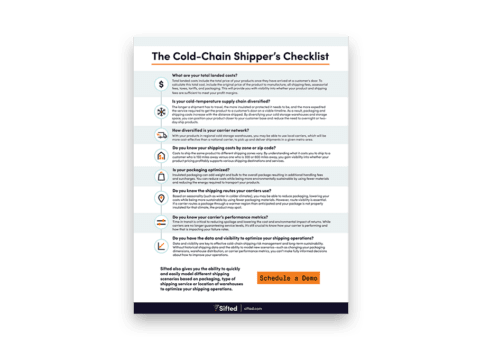 The Cold Chain Shipper's Checklist